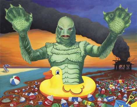 Movie Monsters Come to Warn You to Save the Planet