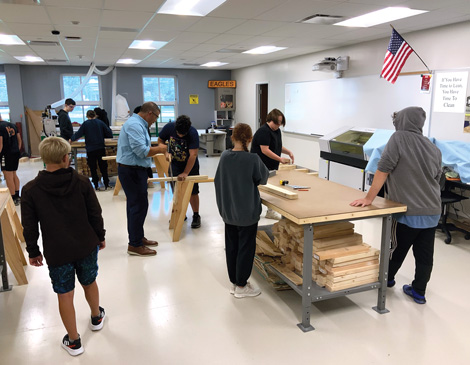 Unique Class Builds Confidence and Introduces Students to the Trades